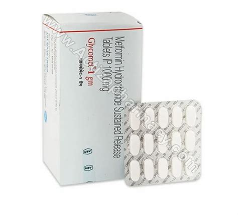 Glycomet 1000 Tablet At ₹ 300 Box Metformin Hydrochloride Tablets In Surat Id 2853745360073
