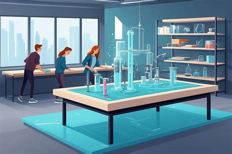 Physics Lab Students Exploring Fluid Dynamics And Hydraulics Principles