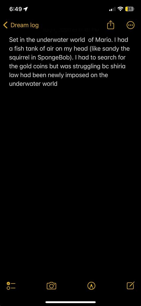 Dreams Lately… R Weird Dreams