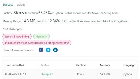leetcode 리트코드 1544 make the string great python 민석강