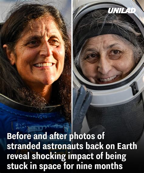 Cat - Before and after photos of stranded astronauts back on Earth reveal shocking impact of ...