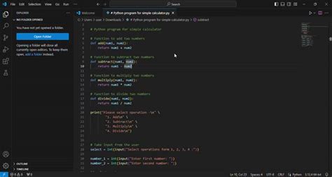 Srujana Vedma On Linkedin Task Calculator Python Program For Simple