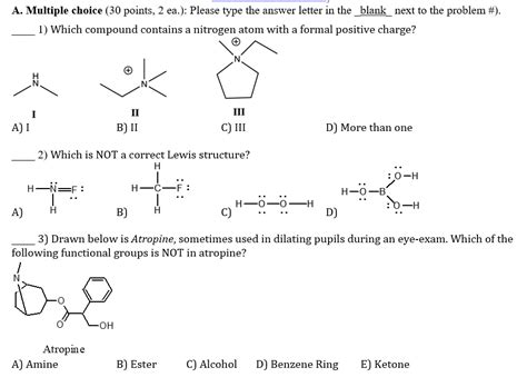 Solved A. Multiple choice ( 30 points, 2 ea.): Please type | Chegg.com