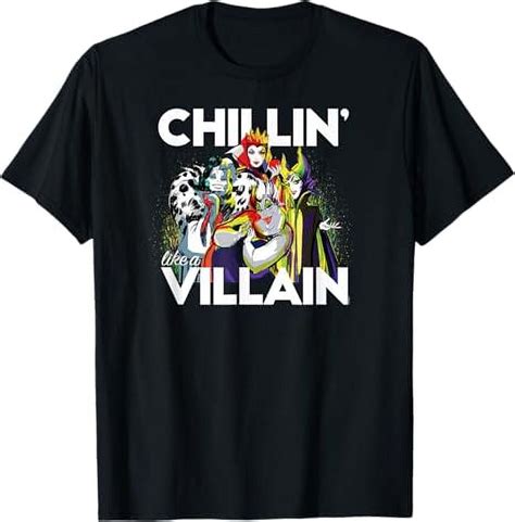 Disney Villains Cruella Evil Queen Ursula Maleficent T Shirt
