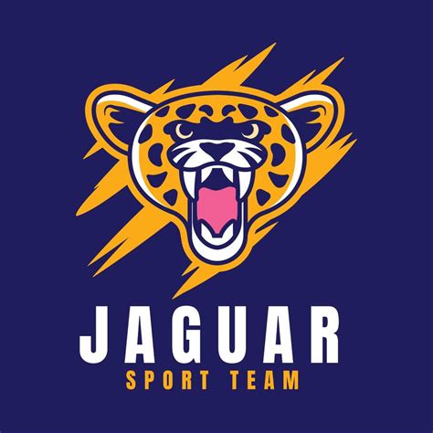 Flat Design Jaguar Logo Template 15629475 Vector Art At Vecteezy