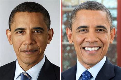 Barack Obama un gros coup de vieux en 4 ans de mandat avant après