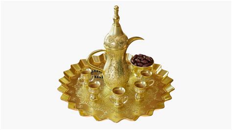 3d Arabic Dallah Ramadan Set Model Turbosquid 2253537