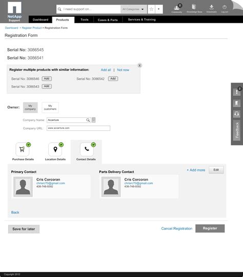 NetApp Support Site Redesign