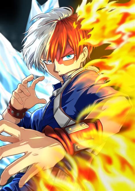 Todoroki Shouto Boku No Hero Academia Drawn By Gpsmikasa Game Danbooru