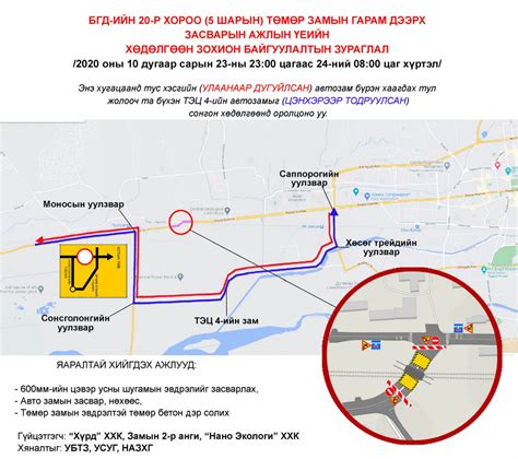 Таван шарын төмөр замын гармыг засахтай холбоотойгоор тус хэсгийн замыг