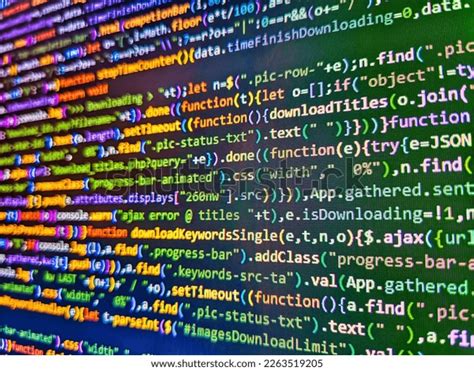 Unsecured Dangerous Code Digital Binary Data Stock Photo