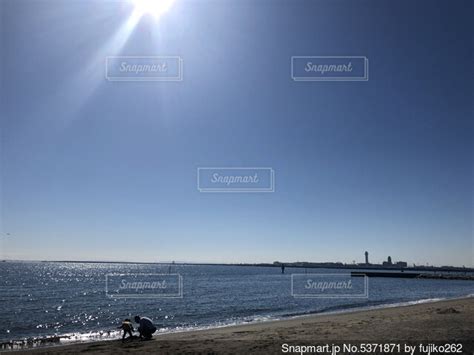 海に差し込む光の写真・画像素材 5371871 Snapmart（スナップマート）