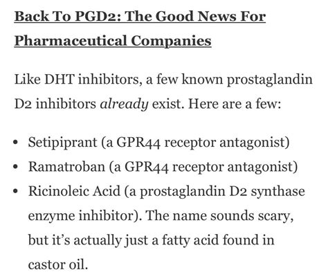 Prostaglandin D2 Rhairlossresearch