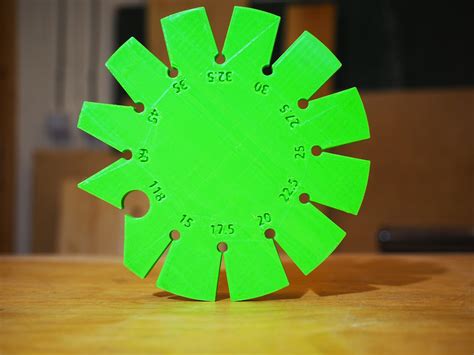 bevel angle gauge by backaroma download free stl model