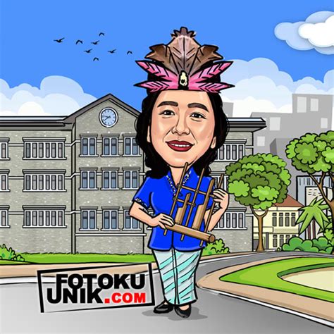 Karikatur Hadiah Guru Jasa Karikatur Dan Mozaik