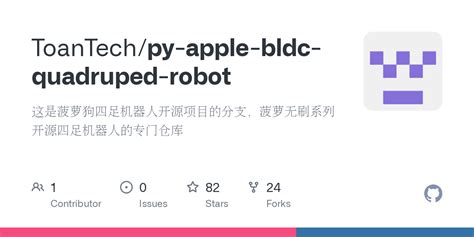 Github Toantech Py Apple Bldc Quadruped Robot