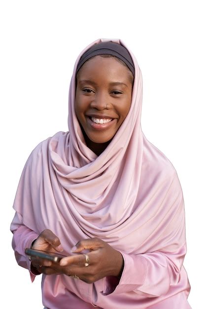 Portrait De Femme Portant Le Hijab Psd Gratuite