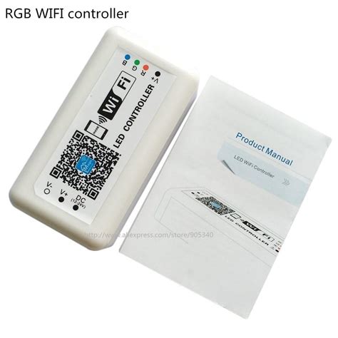 MINI LED WIFI контролер rgb DC12 24V 12A за RGB LED лентов панел таван
