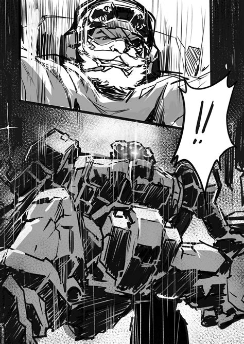 G1 Michigan And Liger Tail Armored Core And 1 More Drawn By Las91214