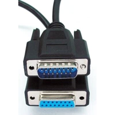 DB15 PC Joystick Midi Port Extension Lead Cable 15 Pin D Sub Male To Female EBay
