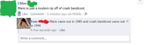 ﻿chloegg Mario Is Just A Modern Rip Off Of Crash Bandicoot § Like
