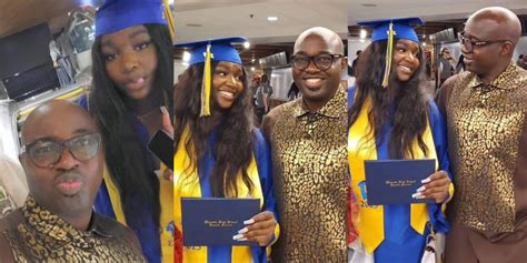 Kazim Adeoti Celebrates Daughter As She Graduates From High School