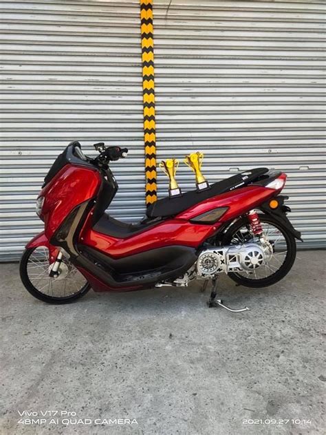 Pin By Mark Adrian Ined On Nmax Yamaha Nmax Sepeda Motor Red Candy