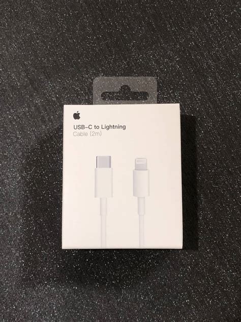 【未使用】純正 Iphone 充電器ライトニングケーブル Lightning Usb Cケーブル（2m）ケーブルの落札情報詳細