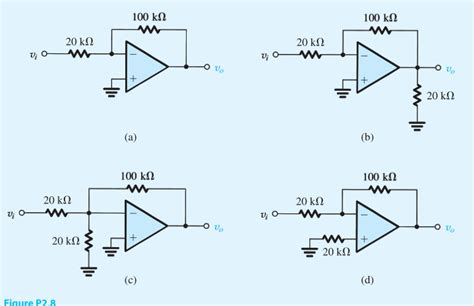 Solved 28 Assuming Ideal Op Amps Find The Voltage Gain