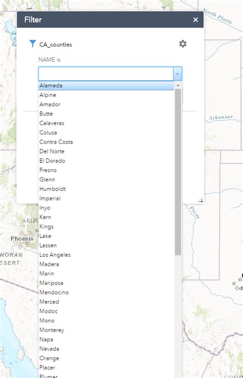 Solved Sorting Dropdown List Alphabetically In Filter Wid Esri