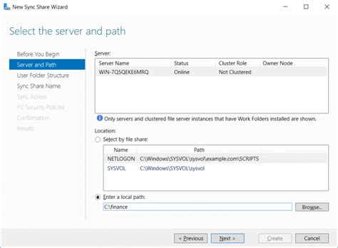 Implement Work Folders In Windows Server 2016 RootUsers