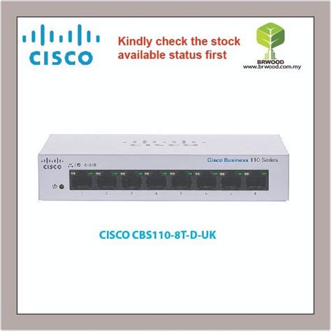 Cisco Cbs110 8t D Uk Cbs110 Unmanaged 8 Port Ge Unmanaged Desktop