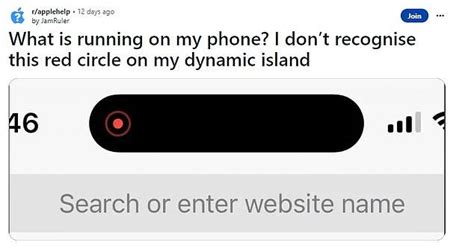 People Are Just Realizing What A Red Circle At The Top Of Your Iphone Screen Means