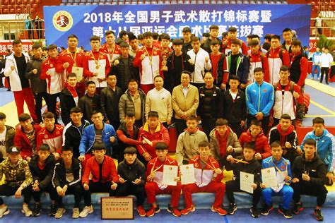 2018全国男子武术散打锦标赛，塔沟武校获5金3银2铜
