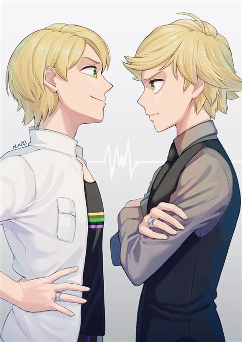 Adrien Agreste And Felix Fathom Miraculous Ladybug Drawn By