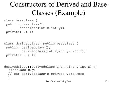 Ppt Object Oriented Design In C Inheritance Templates And Operators Powerpoint