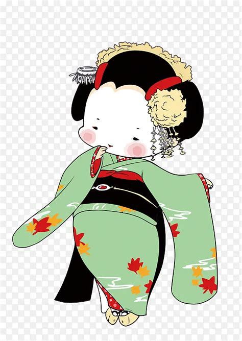 矢量日本艺妓png图片素材下载图片编号qaxoxdgy 免抠素材网