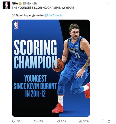 Nba官宣东契奇获得得分王，近35年第四高分，库班认为应当选mvp