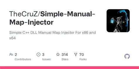 Github Thecruzsimple Manual Map Injector Simple C Dll Manual Map