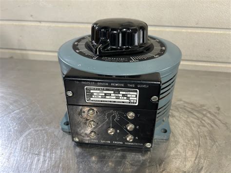 Powerstat Model 236b Variable Autotransformer Variac Équipements Capi