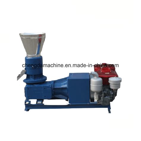 Diesel Engine Driven Wood Pellet Mill Gear Box Type Wood Pellet