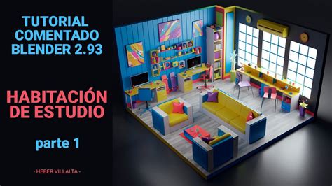 Parte 1 Tutorial Comentado Habitación de Estudio en Blender 2 93