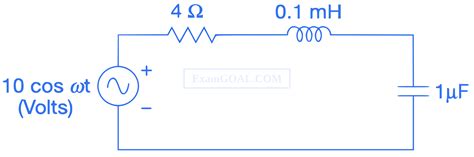 Gate Ece 2016 Set 2 Sinusoidal Steady State Response Question 11 Network Theory Gate Ece