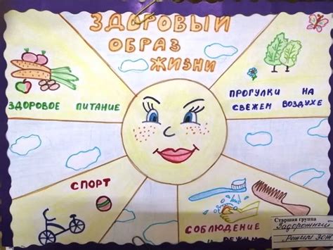 Рисунки на тему ЗОЖ для 1 2 класса