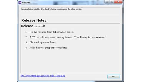 Auto Hide Taskbar For Windows Version Now Available Nibbler Apps