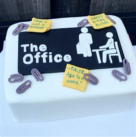 The Office Themed Birthday Cake Artofit