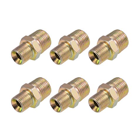 Reducing Pipe Fitting Reducer Hex Nipple 1 2 X 3 8 BSP Male