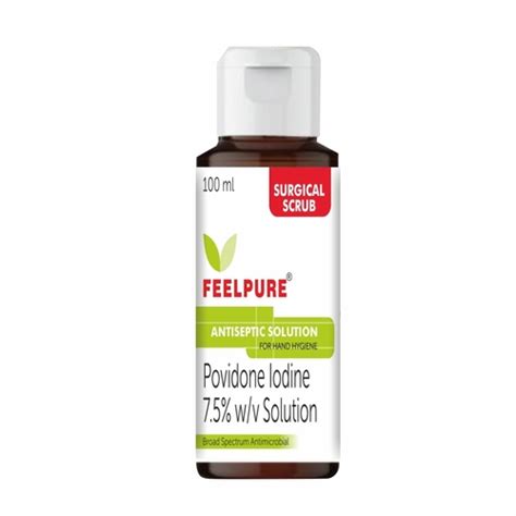 Surgical Scrub Povidone Iodine Solution Ml Application Hospital At Best Price In