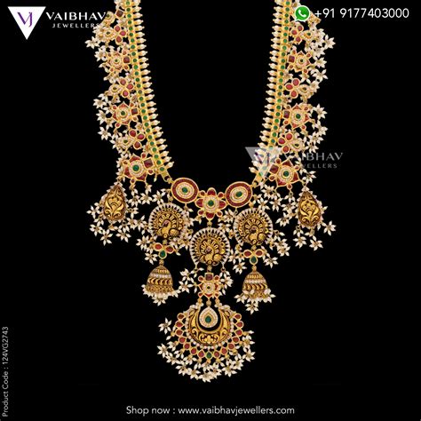 Guttapusalu Haram Designs By Vaibhav Indian Jewellery Designs