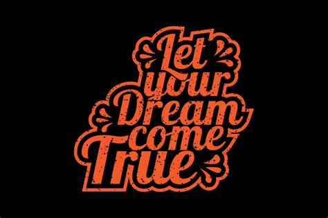 Let Your Dream Come True Eps Graphic By Jakariaalam277 · Creative Fabrica
